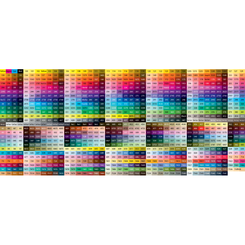 Pantone Color Chart For Fabric 3,570 Color Chart Fabric Stock Vectors